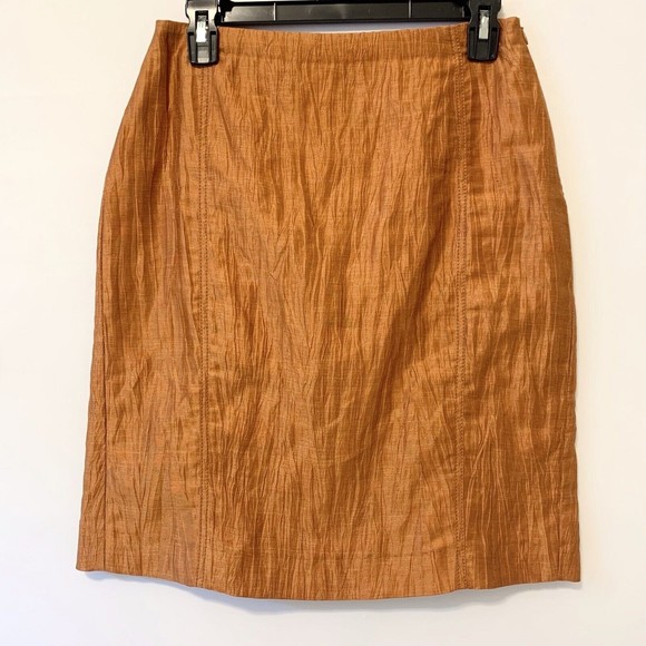 Skirts | Franco Mirabelli Pencil Skirt Crinkle Linen Blend Size 6 ...